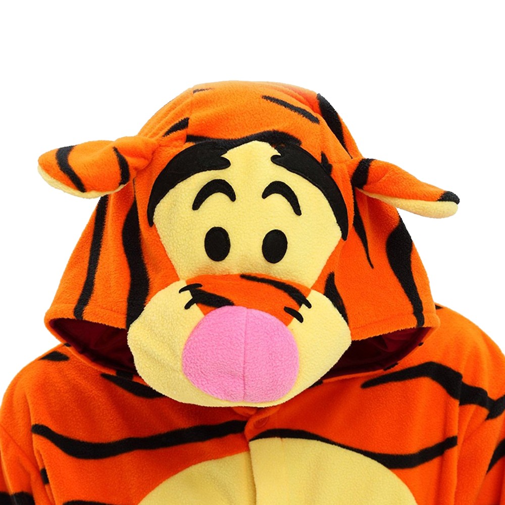 Tigger Onesie Pajamas for Adult Animal Onesies Cosplay Halloween ...